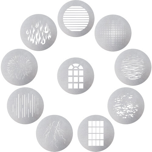 Aputure 10 GOBO Kit | Pattern Projection for Spotlight | Prosales ...
